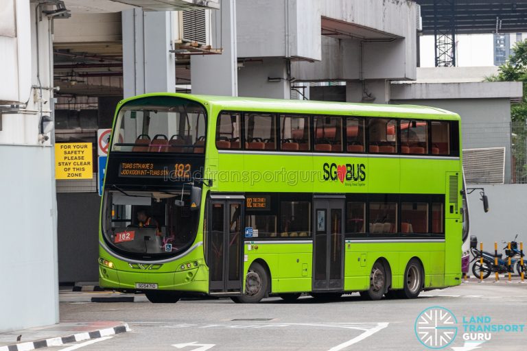 SMRT Bus Service 182/182M | Land Transport Guru