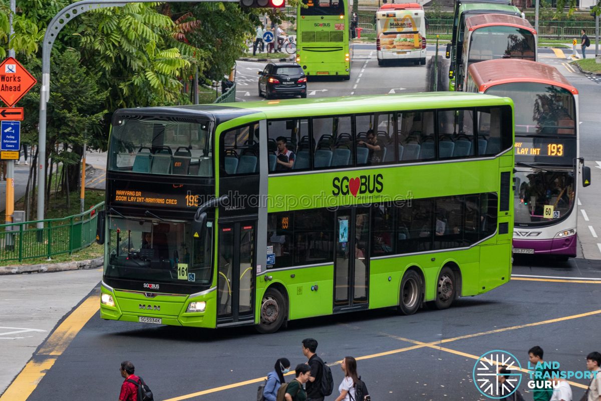 Bus 199 – SBS Transit MAN A95 Euro VI (SG5934K) | Land Transport Guru
