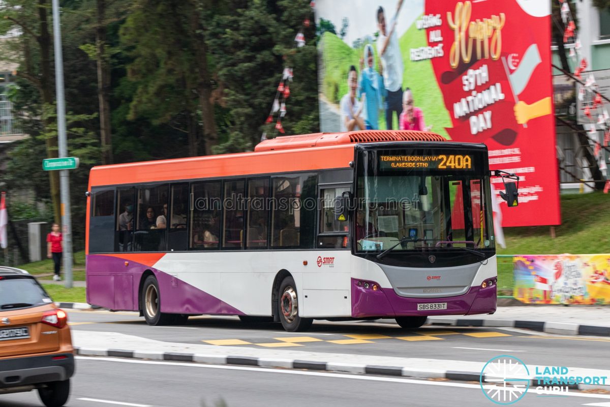 SMRT Feeder Bus Service 240A | Land Transport Guru