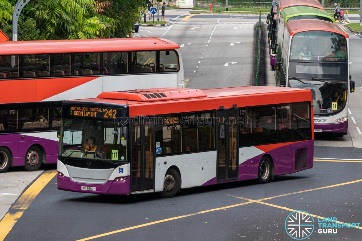 Bus 242 – SBS Transit Scania K230UB Euro V (SBS8892R) | Land Transport Guru
