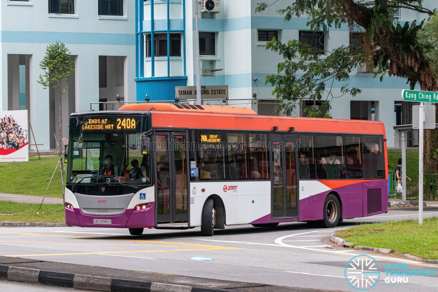 Bus 240A – SMRT Buses Scania K230UB Euro V (SBS8986D) | Land Transport Guru