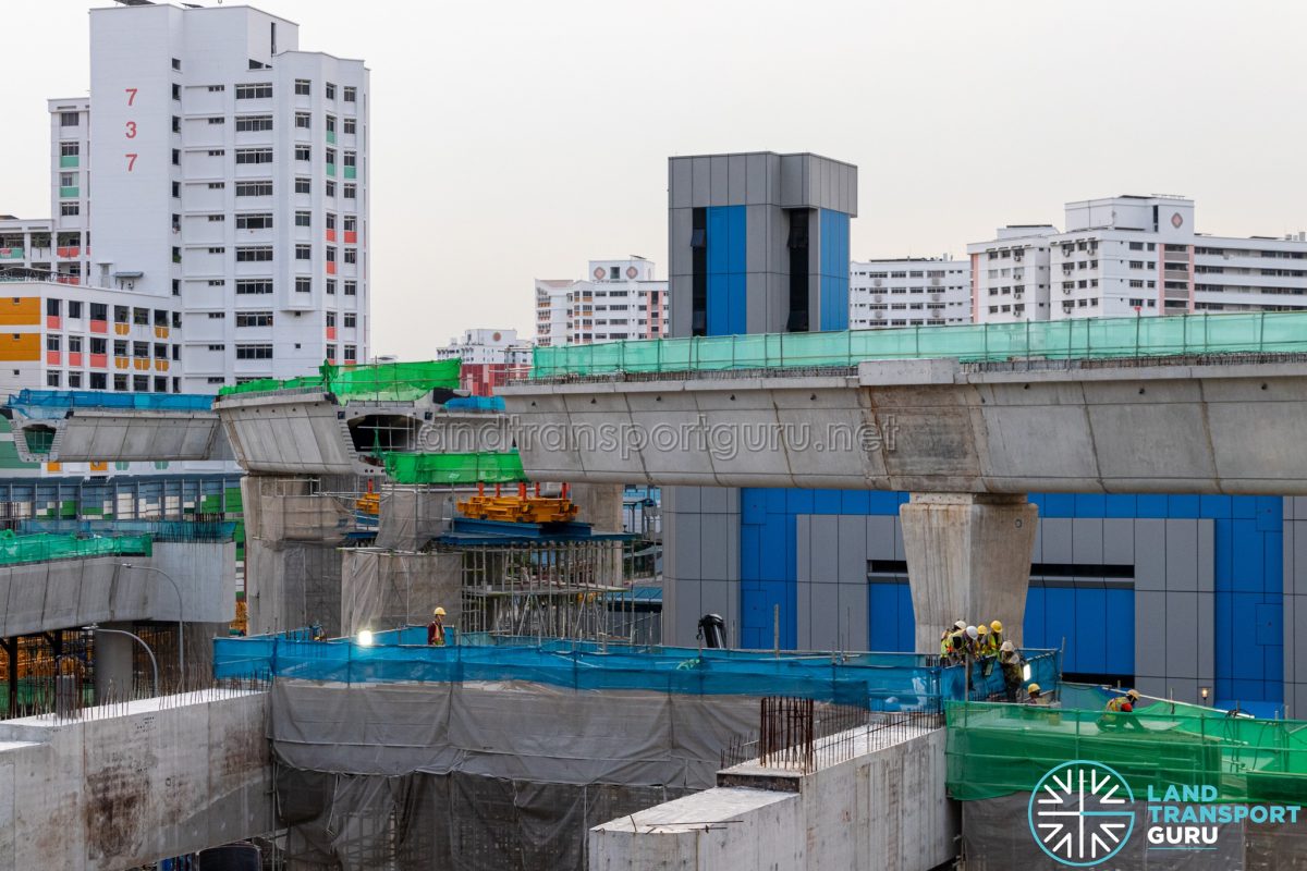 Bahar Junction station construction progress (Sep 2024) | Land ...