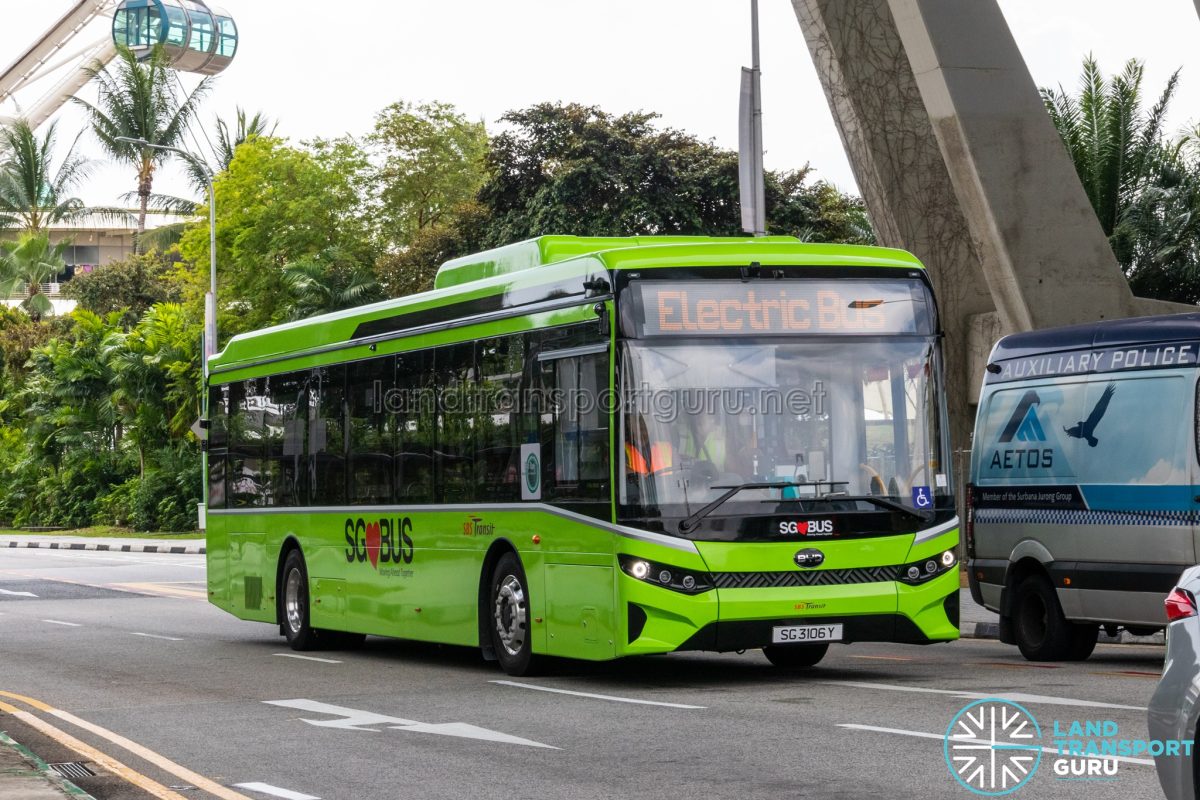 BYD BC12A04 (SG3106Y), registered to SBS Transit | Land Transport Guru