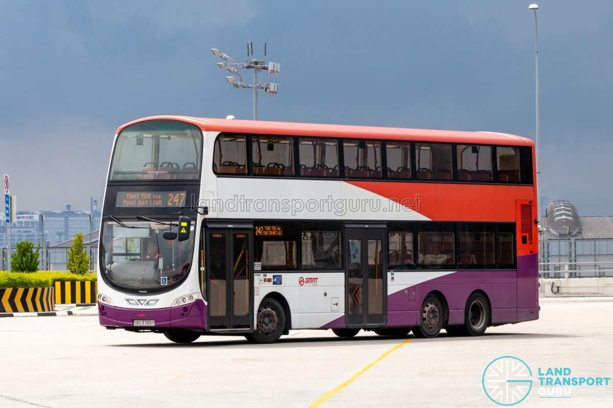 Bus 247 – SMRT Buses Volvo B9TL Wright (SBS3769Y) | Land Transport Guru