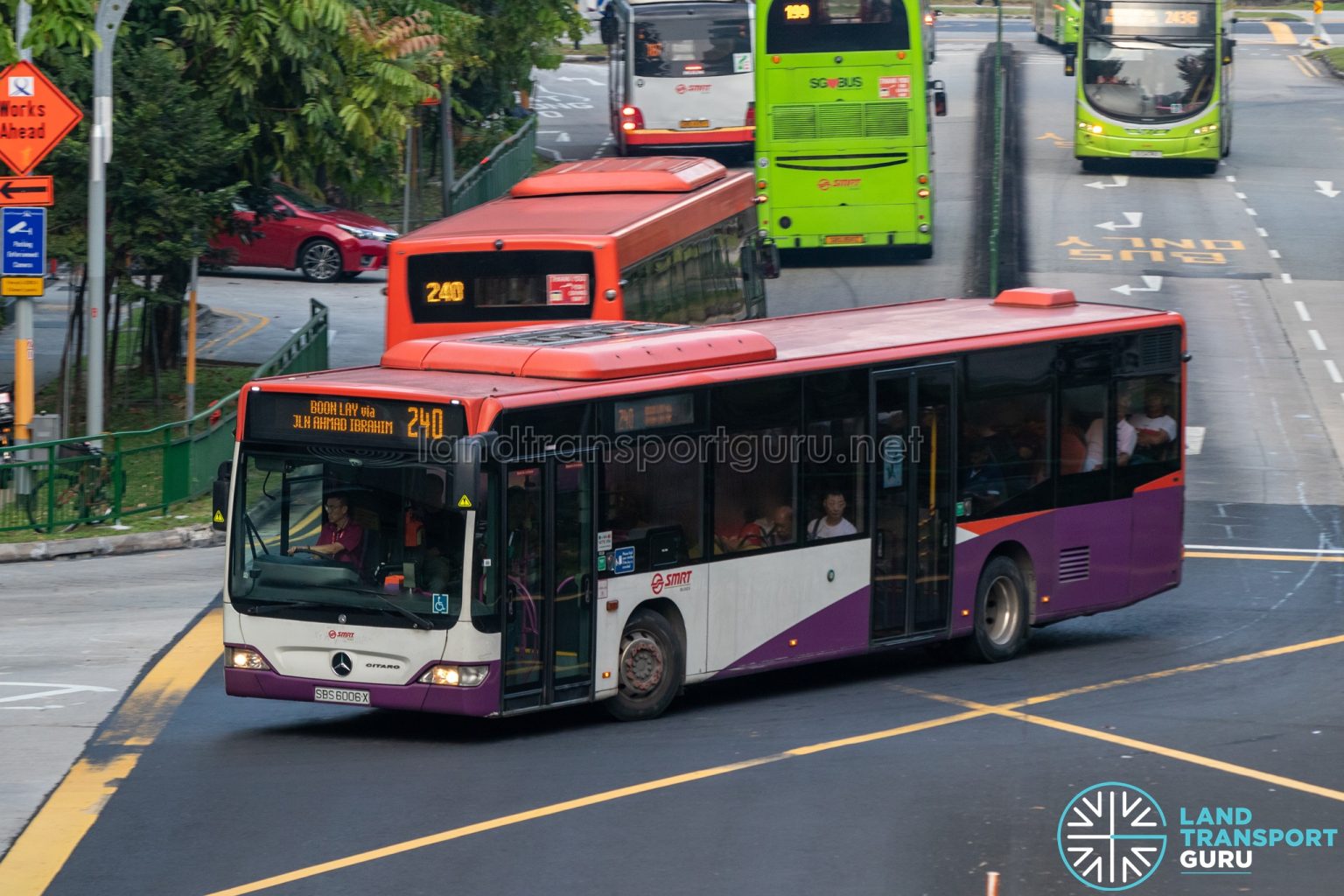 Bus 240 – SMRT Buses Mercedes-Benz Citaro (SBS6006X) | Land Transport Guru