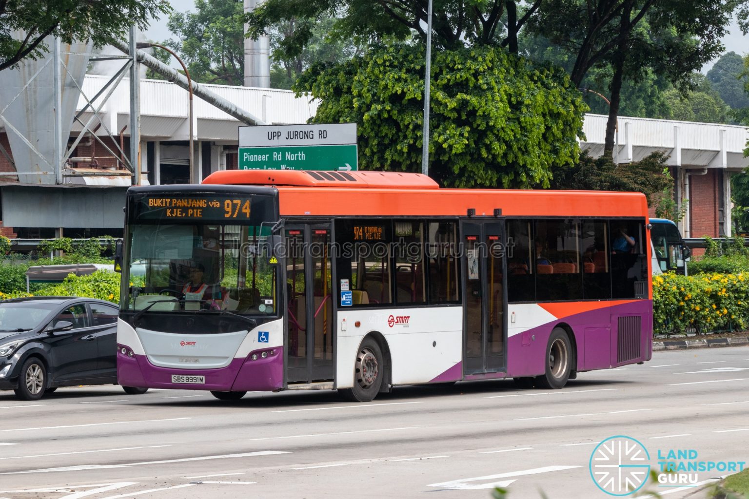 Bus 974 – SMRT Buses Scania K230UB Euro V (SBS8991M) | Land Transport Guru