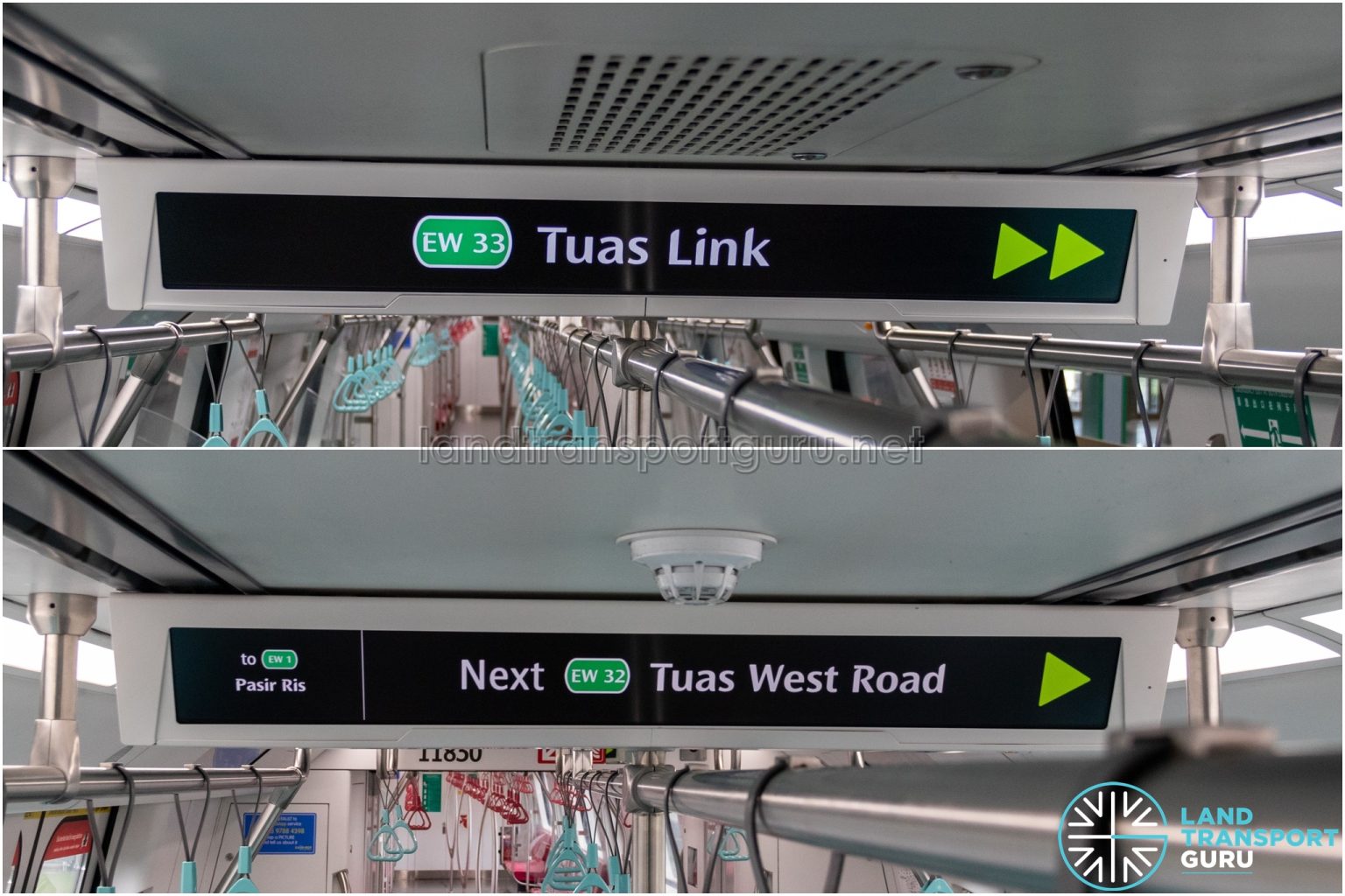 Alstom R151 Train Ceiling-Level Displays | Land Transport Guru