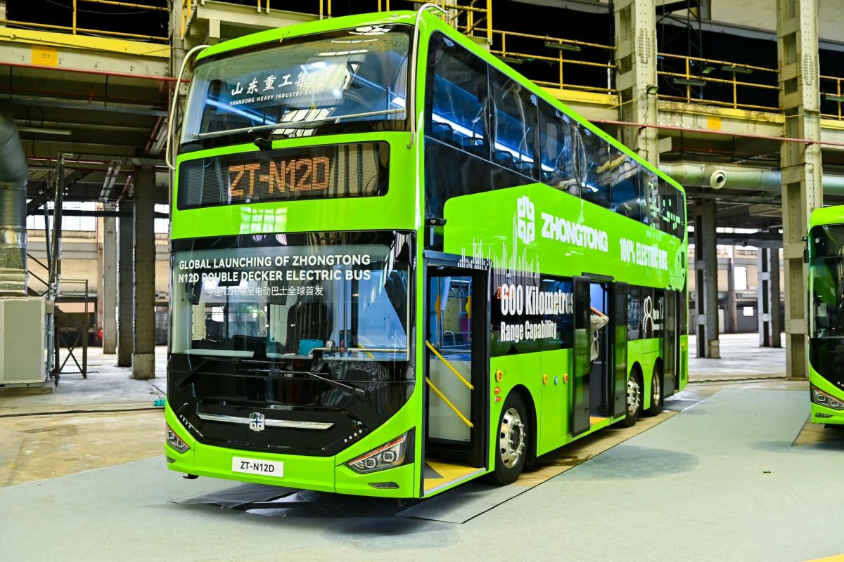 Zhongtong LCK6126EVGS (N12D) — Electric Double-deck bus for Singapore ...