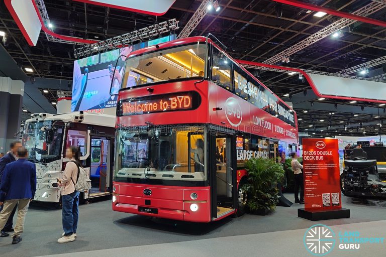 BYD B12DS 3-Door double-deck bus for Singapore | Land Transport Guru