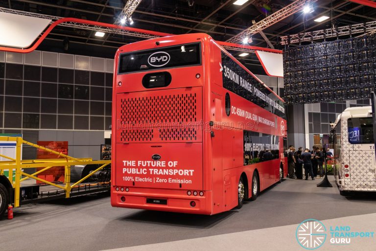 BYD B12DS 3-Door double-deck bus for Singapore | Land Transport Guru