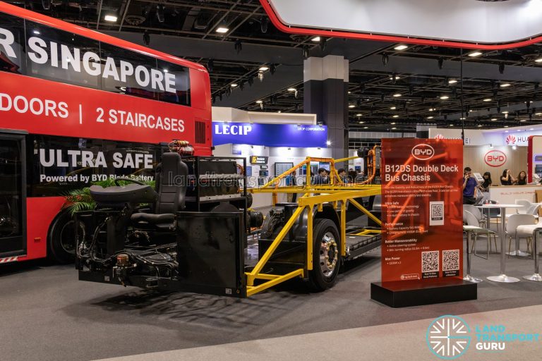 BYD B12DS chassis at SITCE 2024 | Land Transport Guru