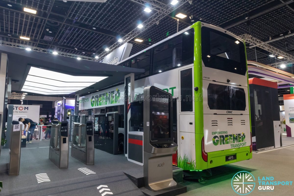 CRRC eD12 3-Door double-deck bus for Singapore | Land Transport Guru