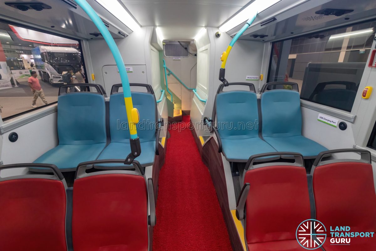CRRC eD12 – Lower Deck seating | Land Transport Guru