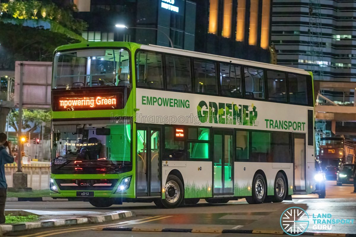CRRC eD12 3-Door double-deck bus for Singapore | Land Transport Guru