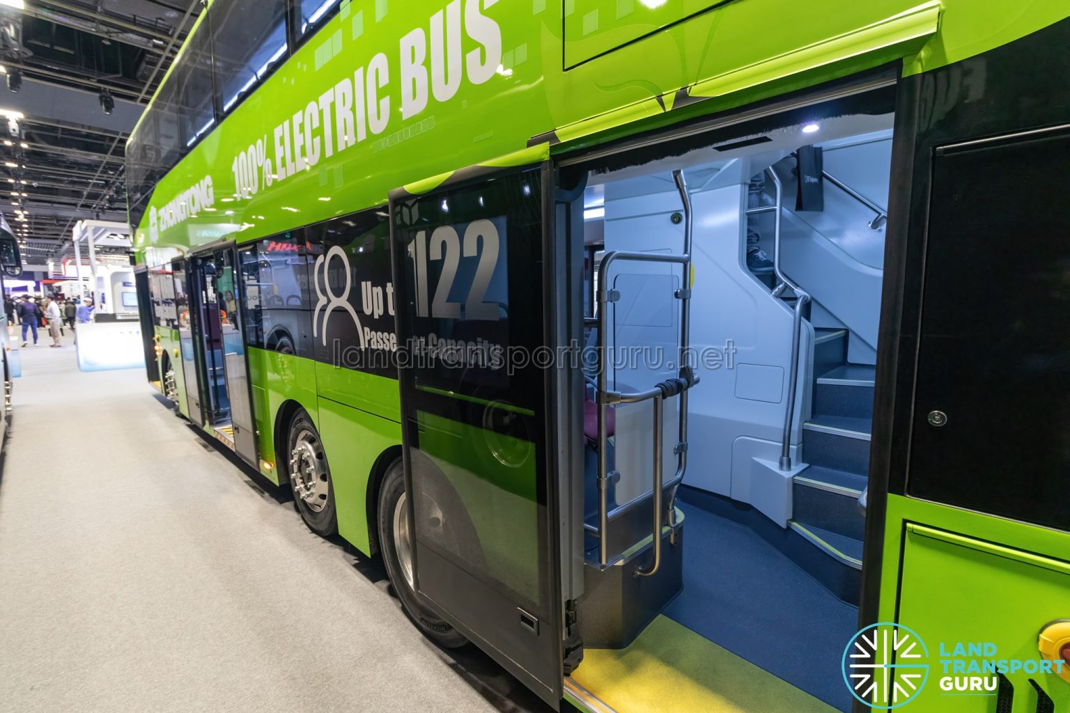 Zhongtong LCK6126EVGS (N12D) — Electric Double-deck bus for Singapore ...