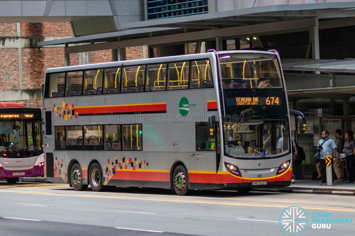 Tower Transit City Direct Bus Service 674 | Land Transport Guru