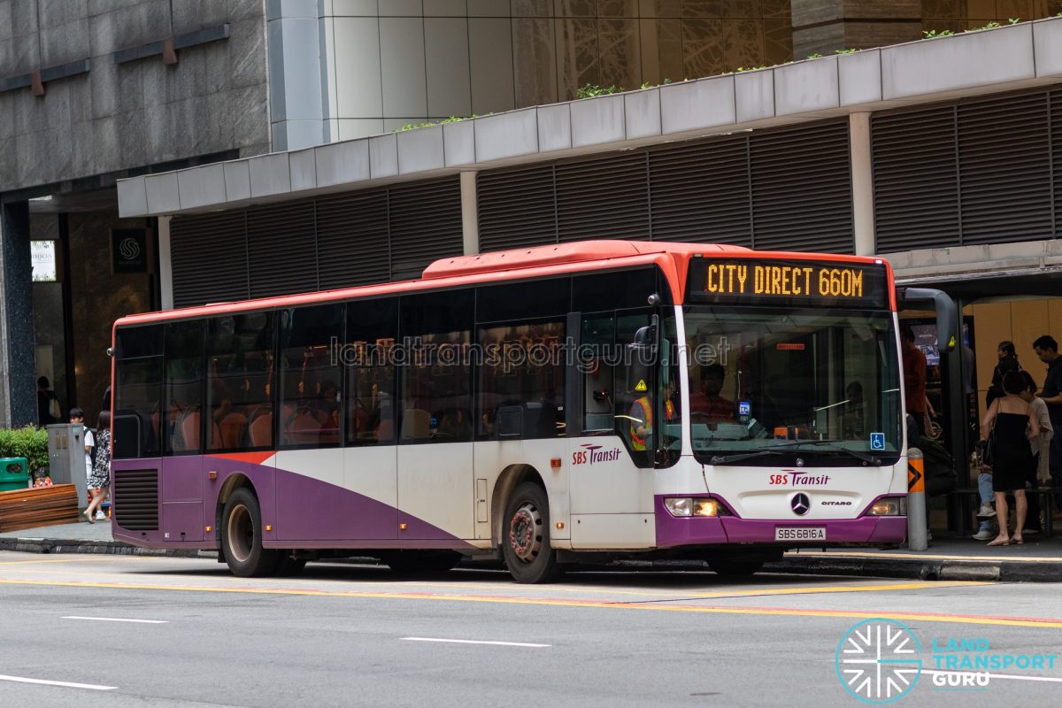 SBS Transit City Direct Bus Service 660M | Land Transport Guru