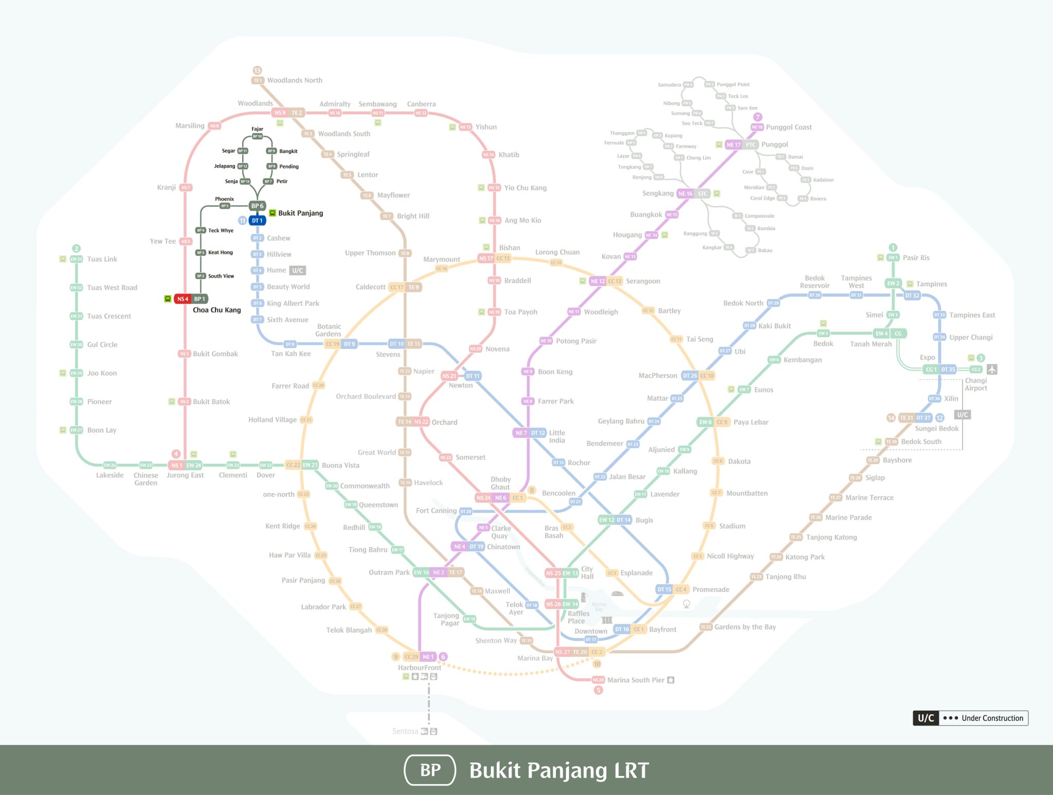 Bukit Panjang LRT Line | Land Transport Guru