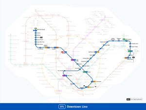 Downtown Line System Map (Dec 2024) [Image: LTA] | Land Transport Guru