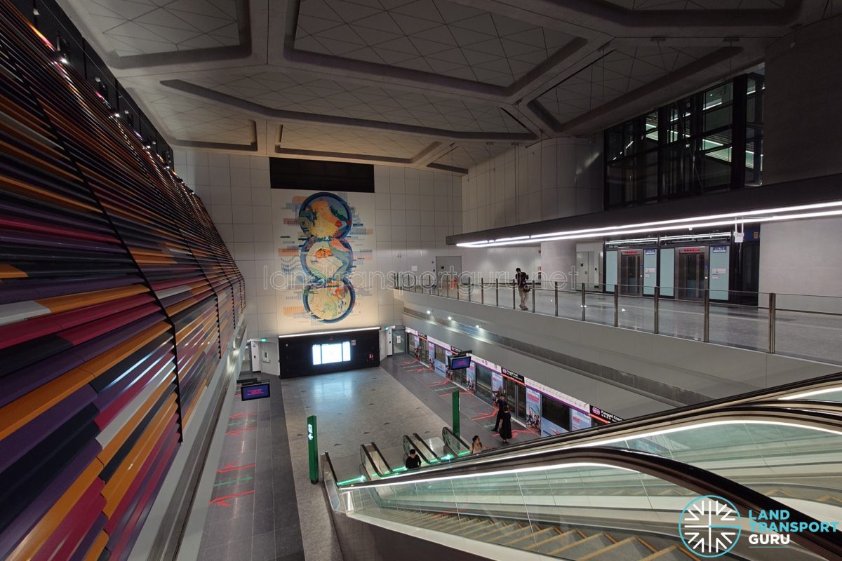 Punggol Coast MRT Station – Platform Overview | Land Transport Guru