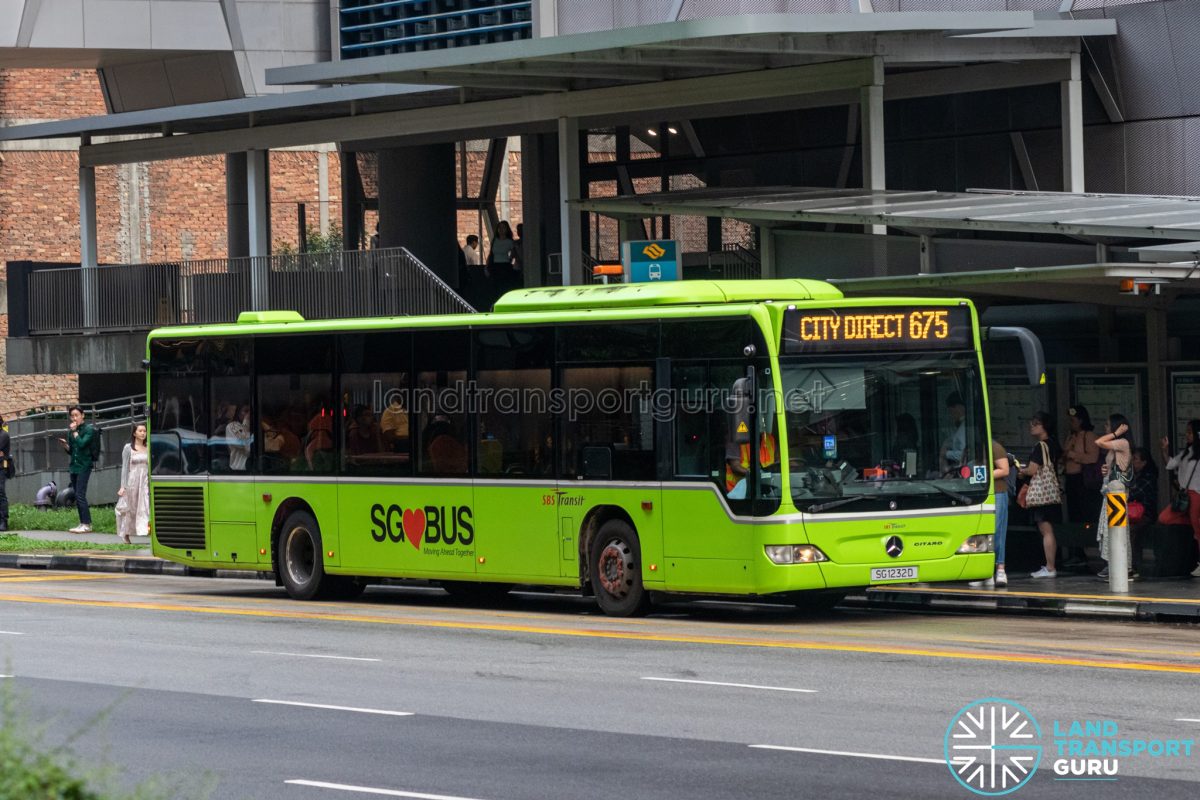 SBS Transit City Direct Bus Service 675 | Land Transport Guru