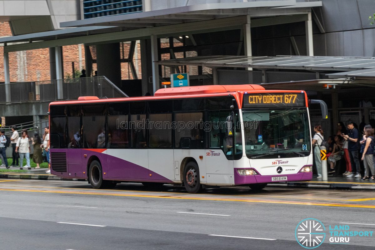 SBS Transit City Direct Bus Service 677 | Land Transport Guru