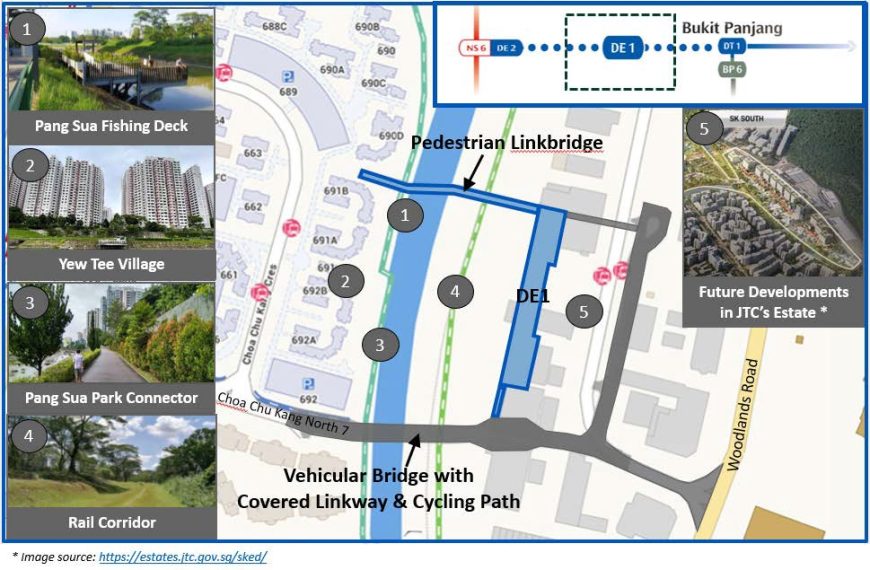 DE1 MRT Station (Downtown Line) | Land Transport Guru