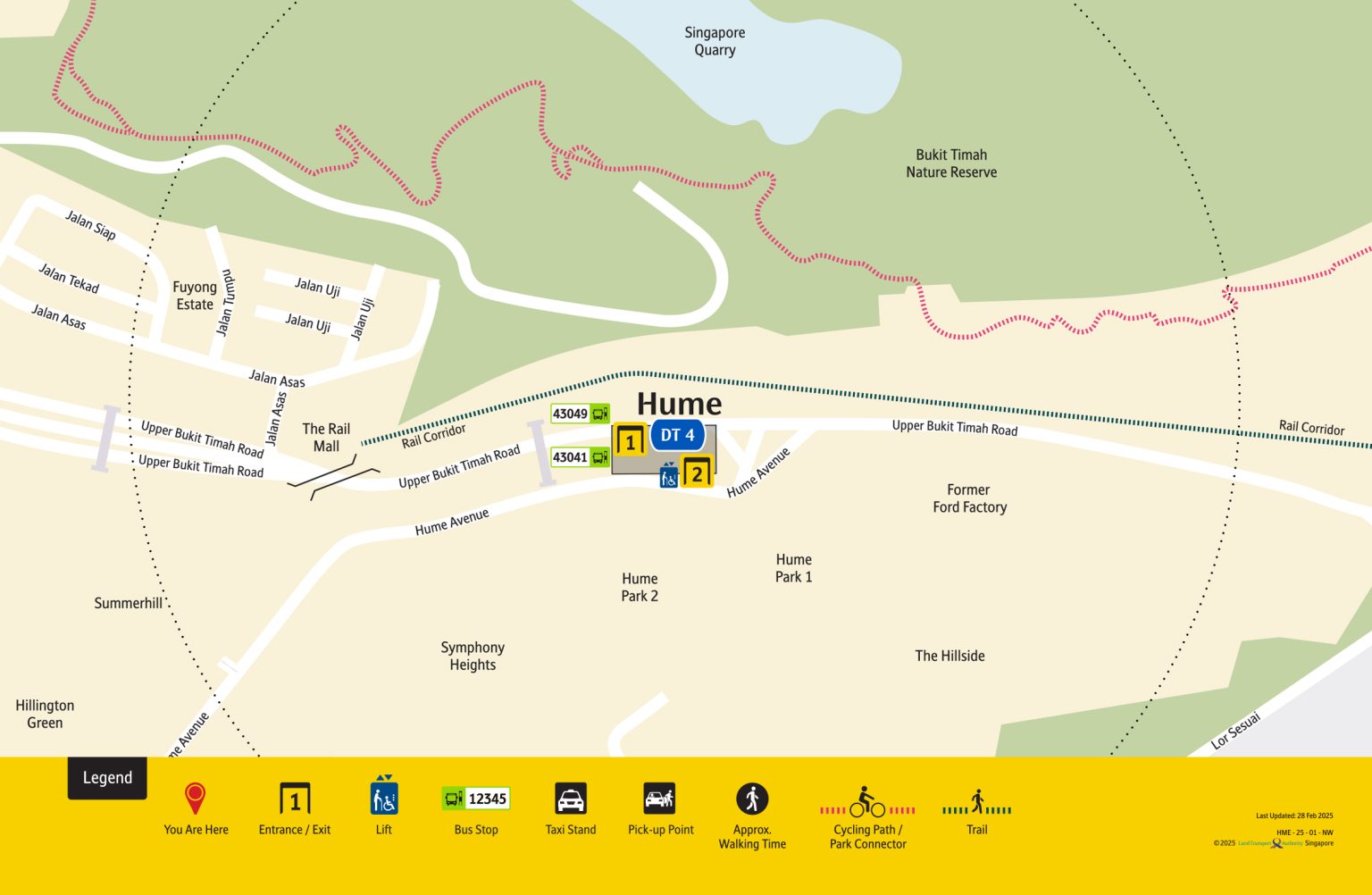 Hume MRT Station | Land Transport Guru