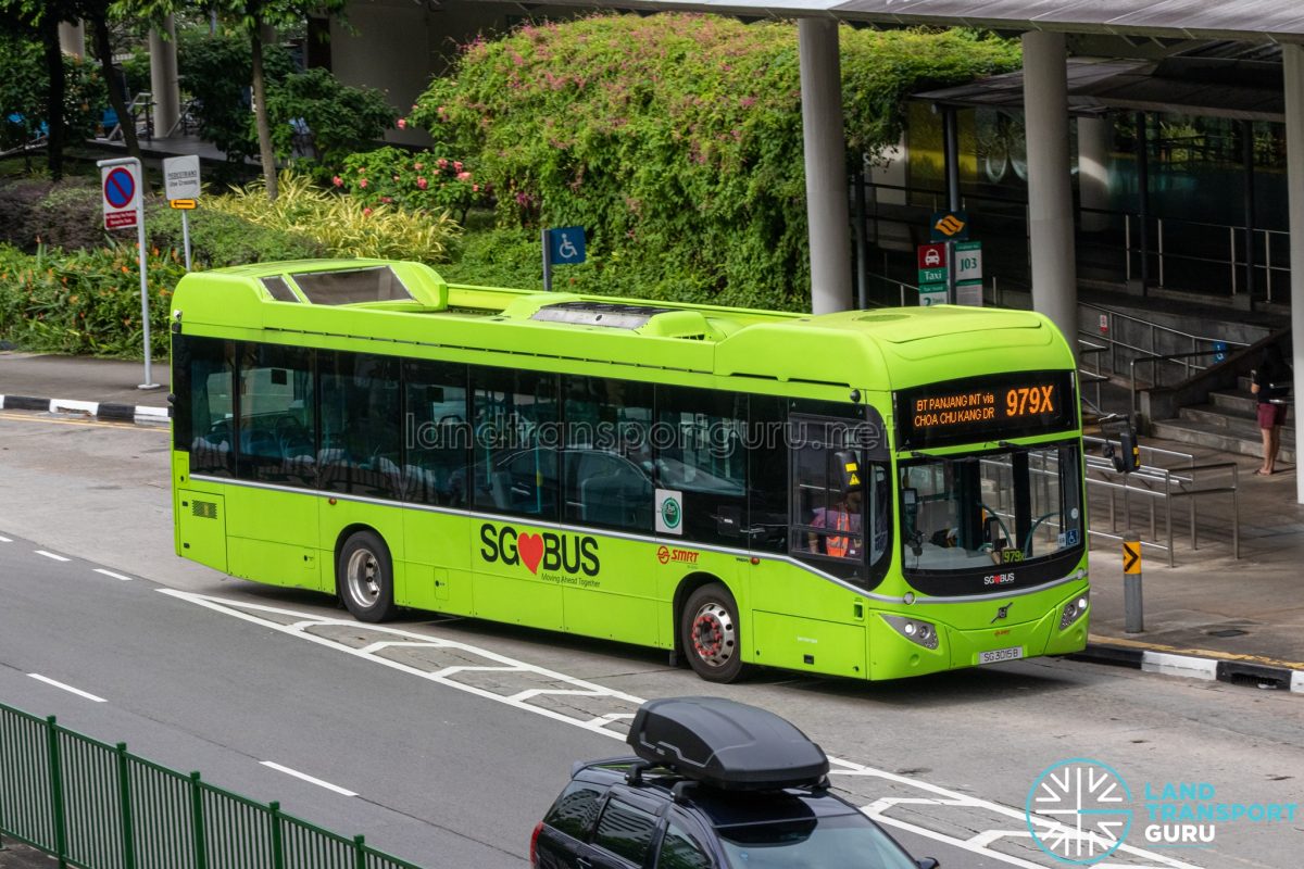 Bus 979X – SMRT Buses Volvo B5LH (SG3015B) | Land Transport Guru