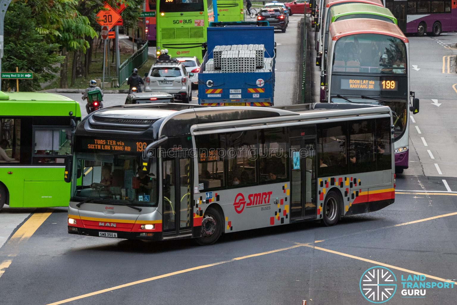 Bus 193 – SMRT Buses MAN A22 (SMB350A) | Land Transport Guru