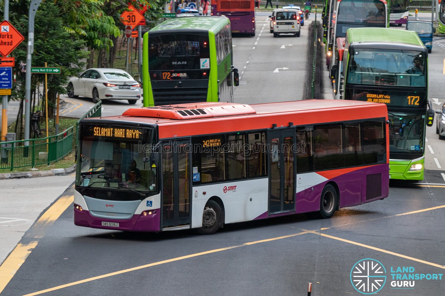 Bus 242 – SMRT Buses Scania K230UB Euro V (SBS5016Z) [Selamat Hari Raya ...
