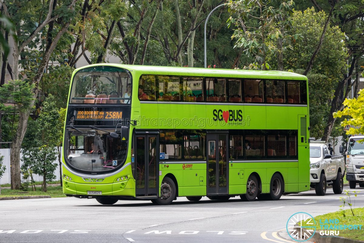 SMRT Bus Service 258M | Land Transport Guru