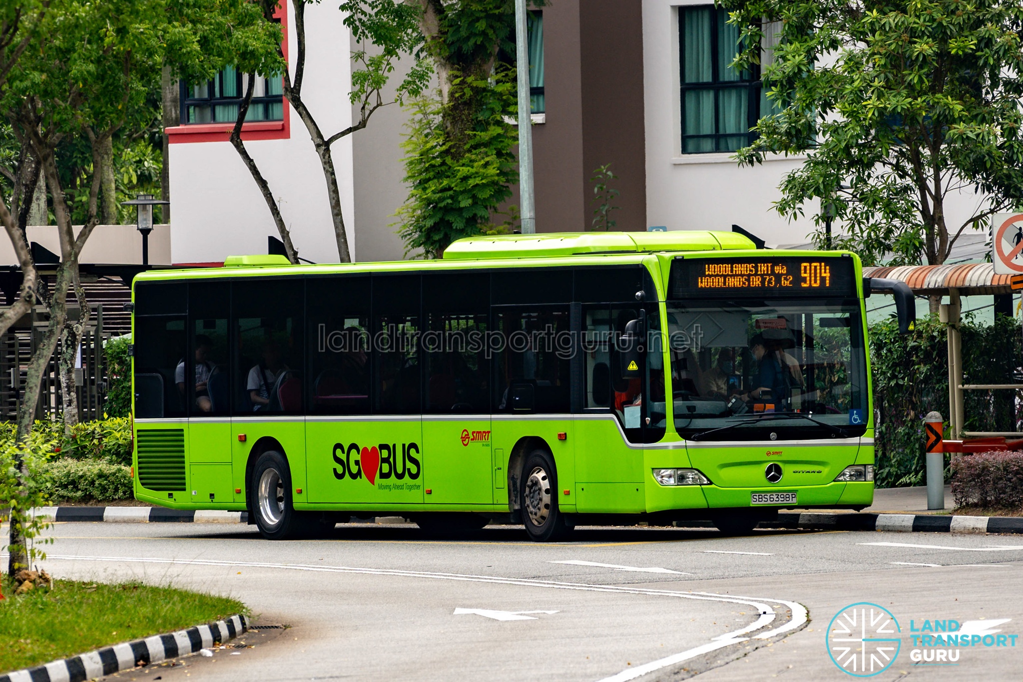 Bus 904 – SMRT Buses Mercedes-Benz Citaro (SBS6398P) | Land Transport Guru