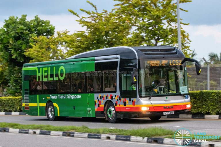 Tower Transit Peak Period Shuttle Bus Service LCS2 | Land Transport Guru