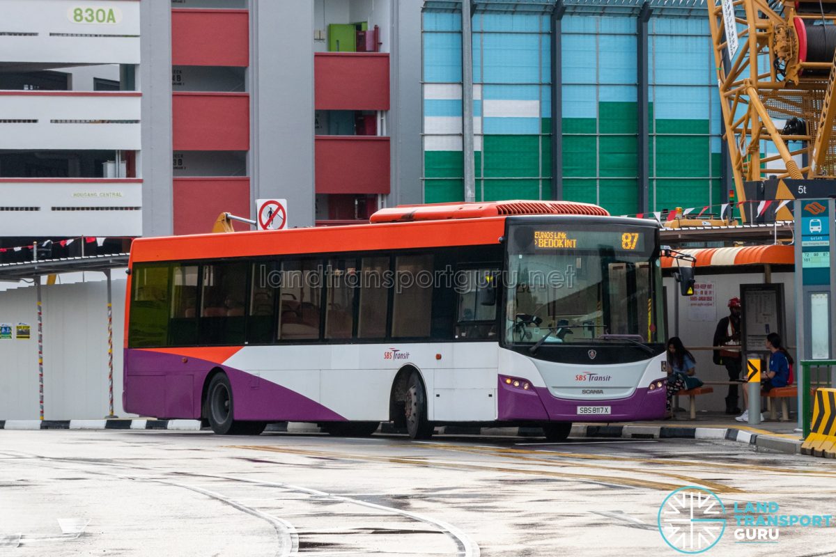 Bus 87 – SBS Transit Scania K230UB Euro IV (SBS8117X) | Land Transport Guru