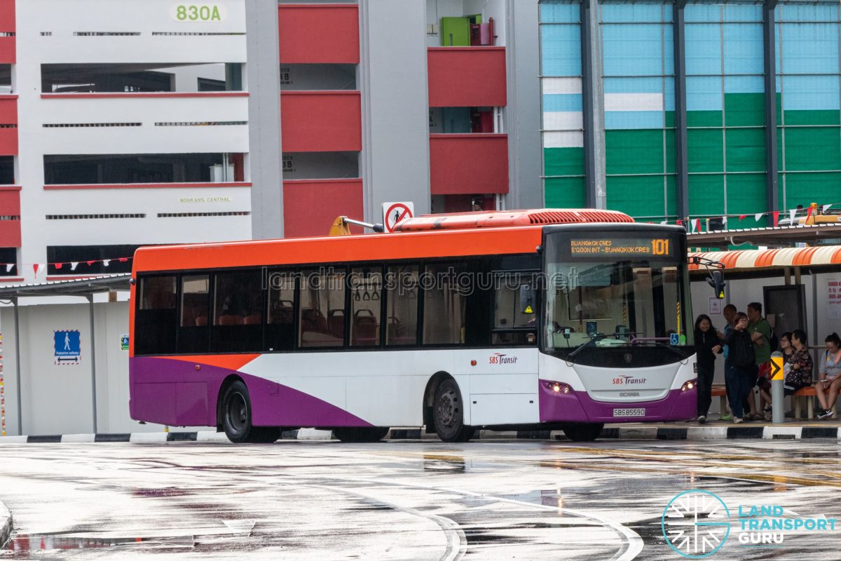 Bus 101 – SBS Transit Scania K230UB Euro IV (SBS8559D) | Land Transport ...