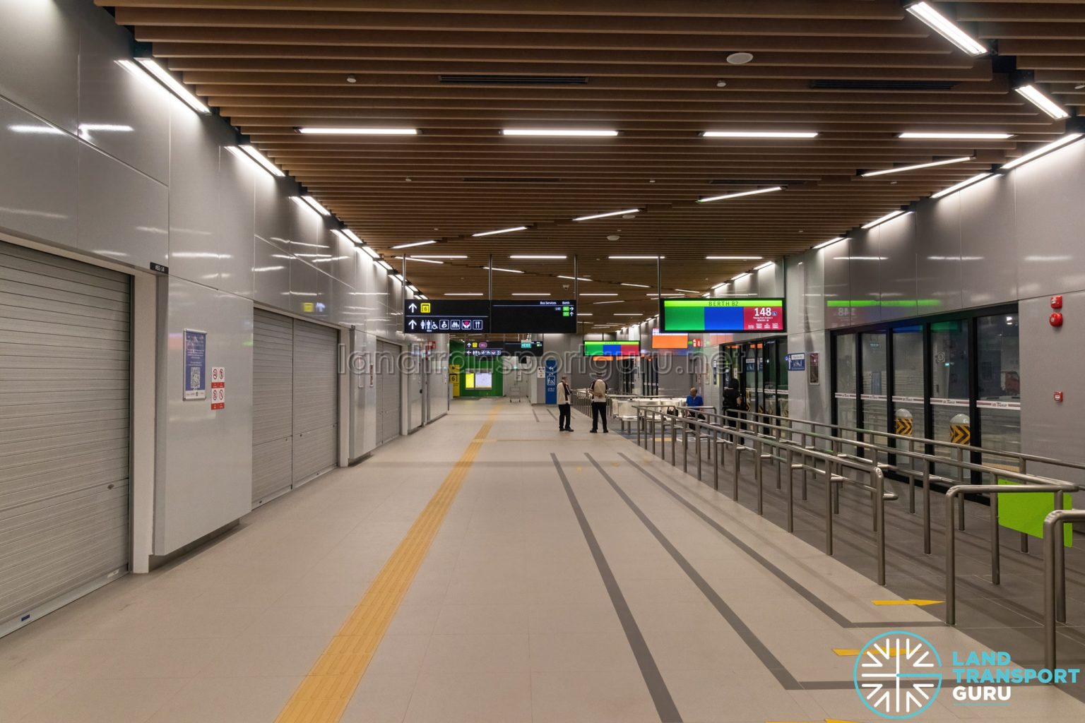 Woodleigh Bus Interchange – Interchange concourse near boarding berths ...