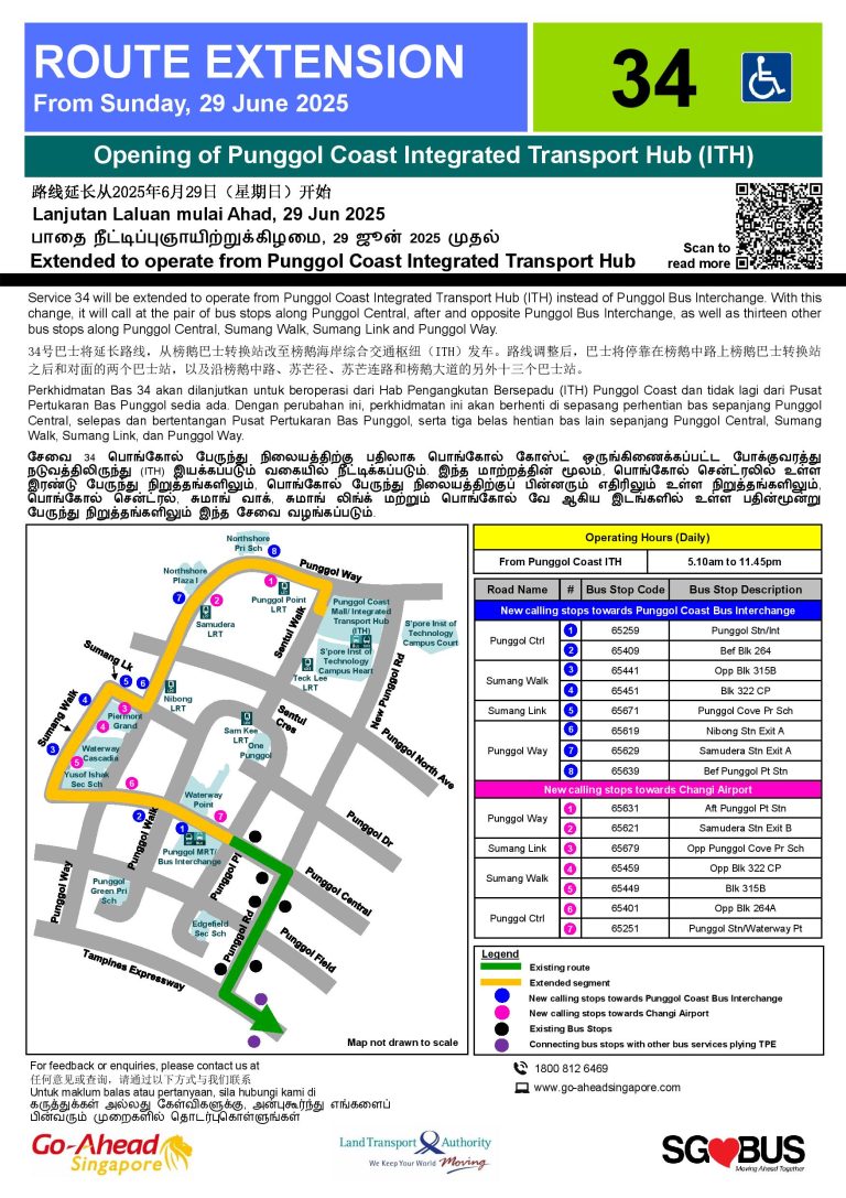 Go-Ahead Bus Service 34A | Land Transport Guru