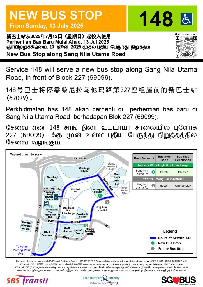 SBS Transit Bus Service 148 | Land Transport Guru