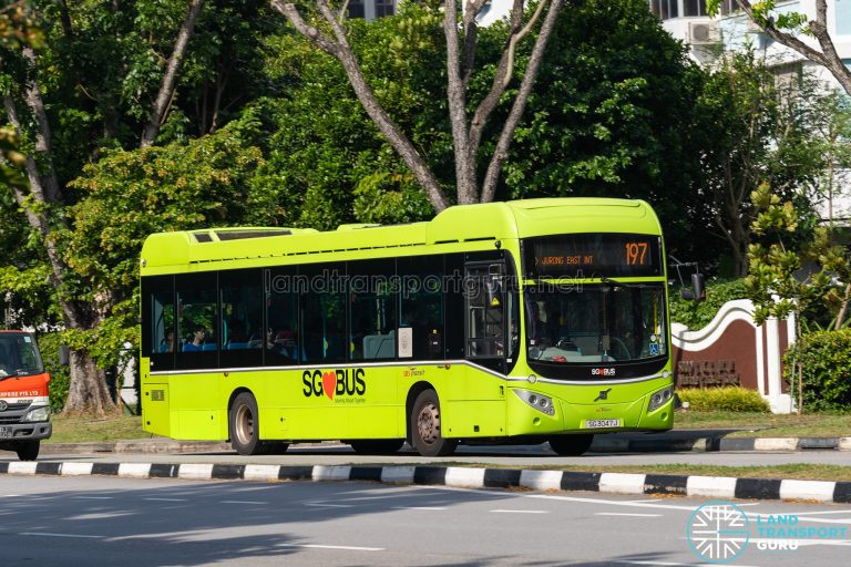 Bus 197 – SBS Transit Volvo B5LH (SG3047J) | Land Transport Guru