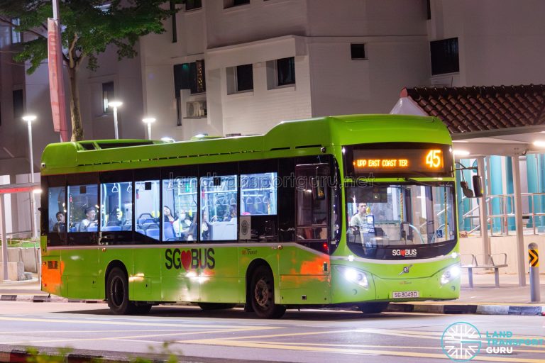 Bus 45 – SBS Transit Volvo B5LH (SG3049D) | Land Transport Guru