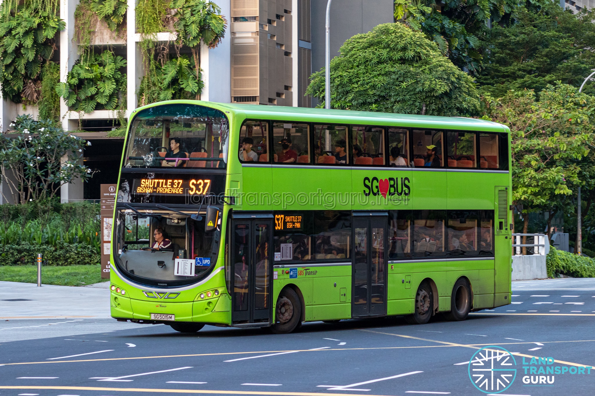 Shuttle 37 – SBS Transit Volvo B9TL Wright (SG5015M) | Land Transport Guru