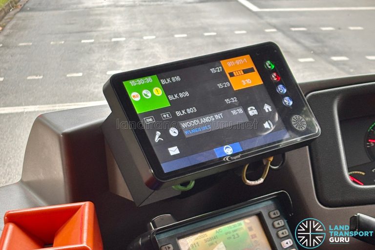 New Fleet Management System Driver Display Unit | Land Transport Guru