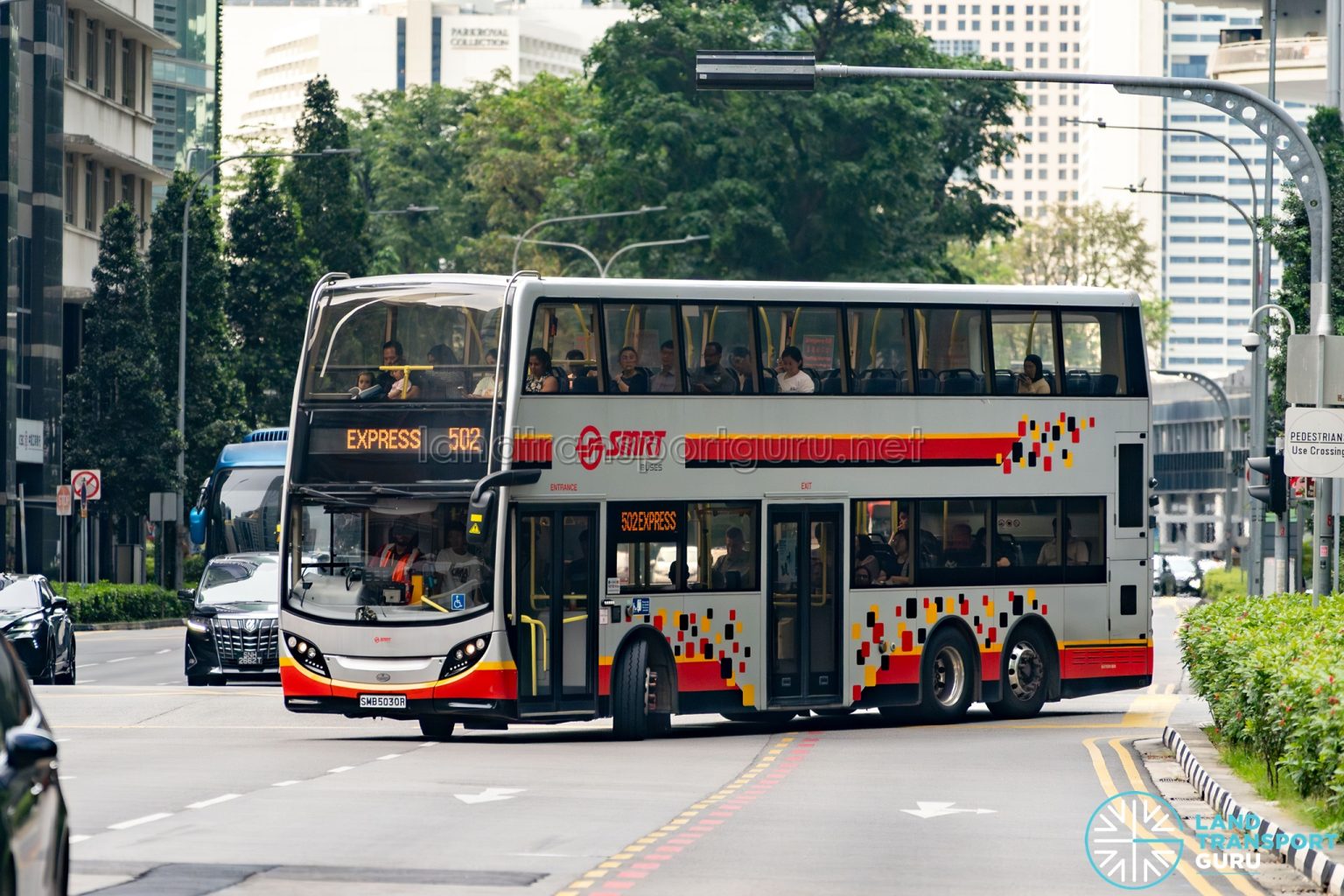 Express 502 – SMRT Buses Alexander Dennis Enviro500 (SMB5030R) | Land ...