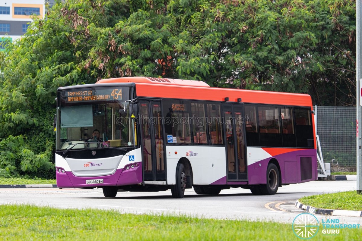 SBS Transit Bus Service 454 | Land Transport Guru