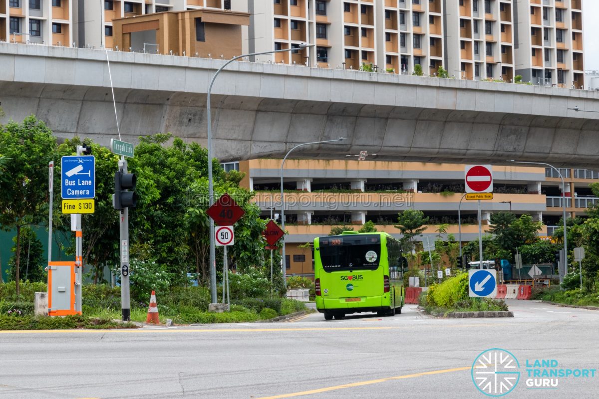 Bus Only Road – Tengah Link | Land Transport Guru