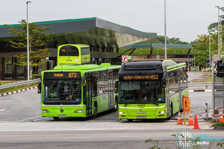 Buses at Tengah Bus Interchange | Land Transport Guru