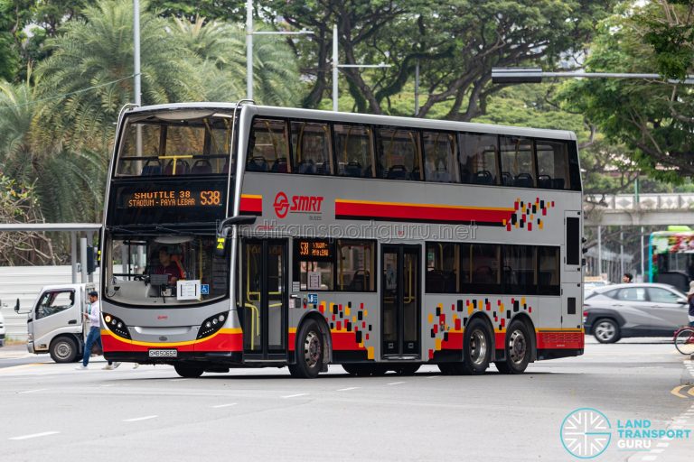Shuttle 38: Paya Lebar—Stadium Shuttle Bus Service | Land Transport Guru